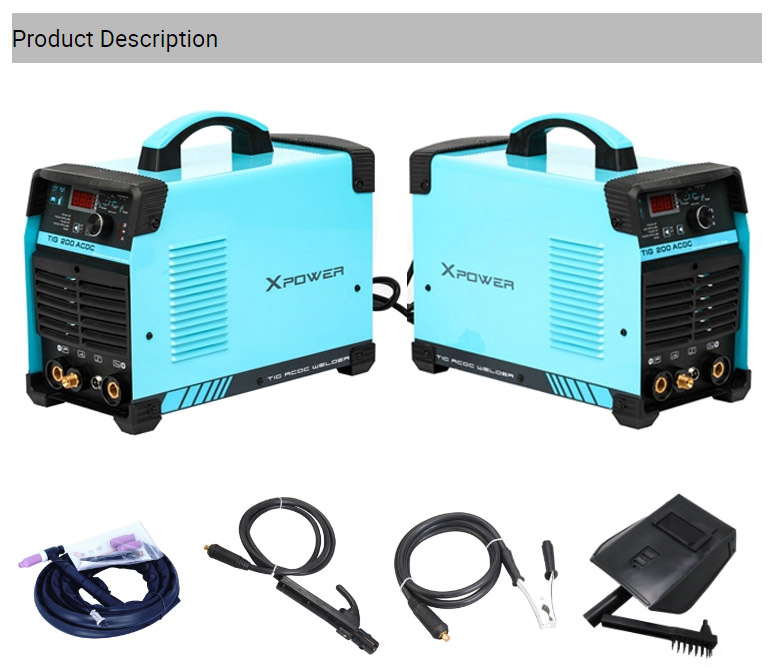 TIG-200P AC DC small gas tig welding machine for aluminum welding price ...